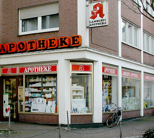 Eczaneler Lamberti-Apotheke, Kuzey Ren‑Vestfalya, foto