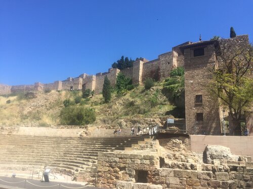 Müzeler ve sanat galerileri Castillo de Gibralfaro, Malaga, foto