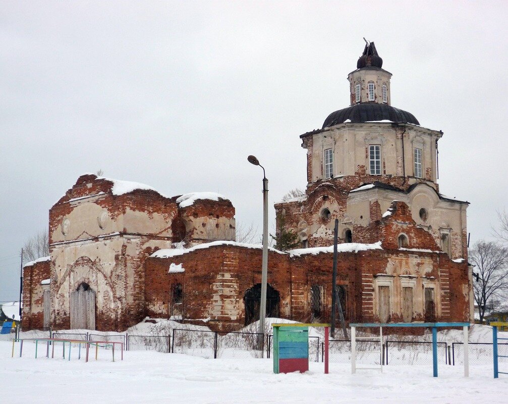 Ortodoks kiliseleri Церковь Вознесения Господня, Sverdlovskaya oblastı, foto