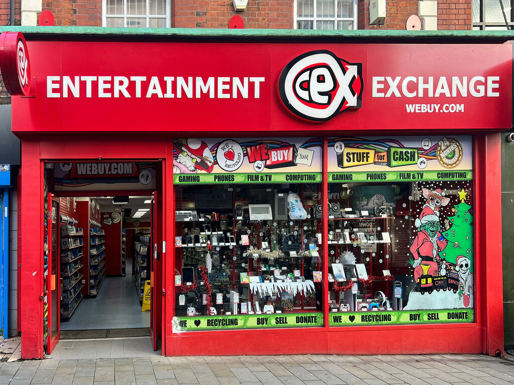 Cep telefonu ve aksesuarları satış mağazaları CeX, İngiltere, foto