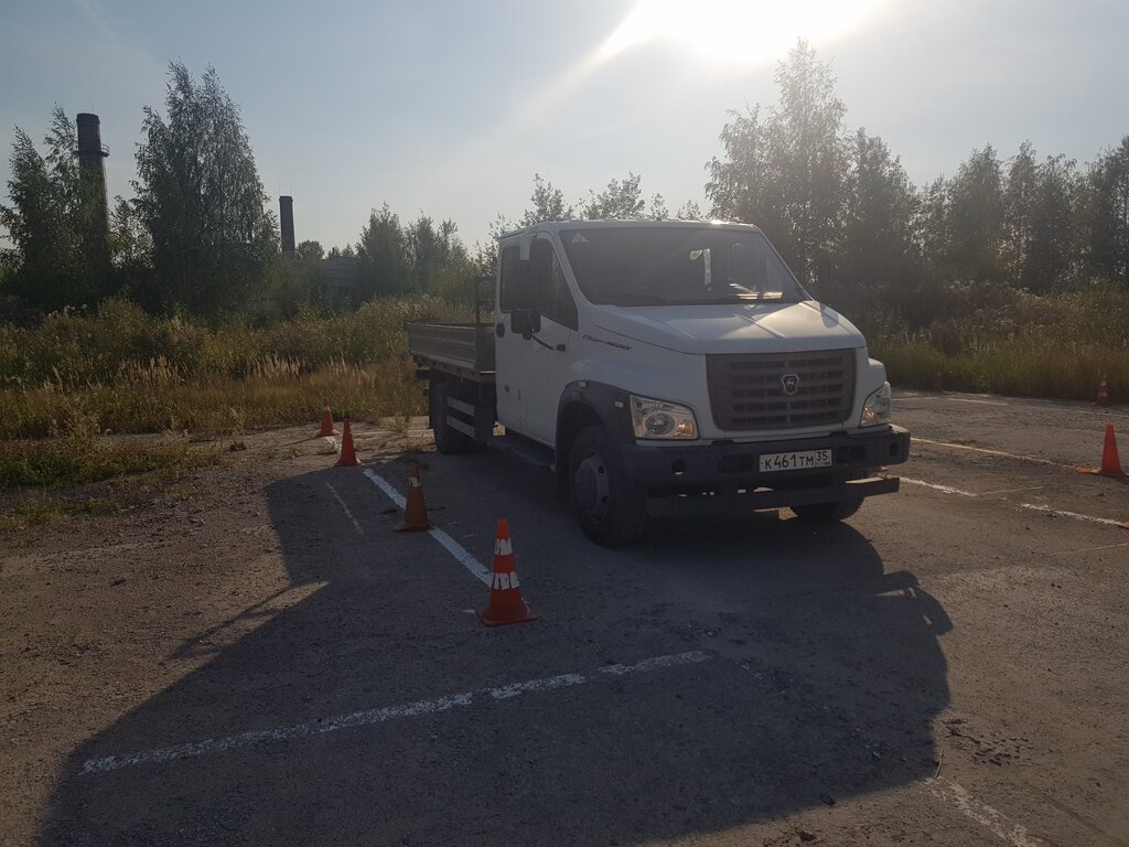 Ehliyet sınav alanı Площадка для вождения, Vologda, foto