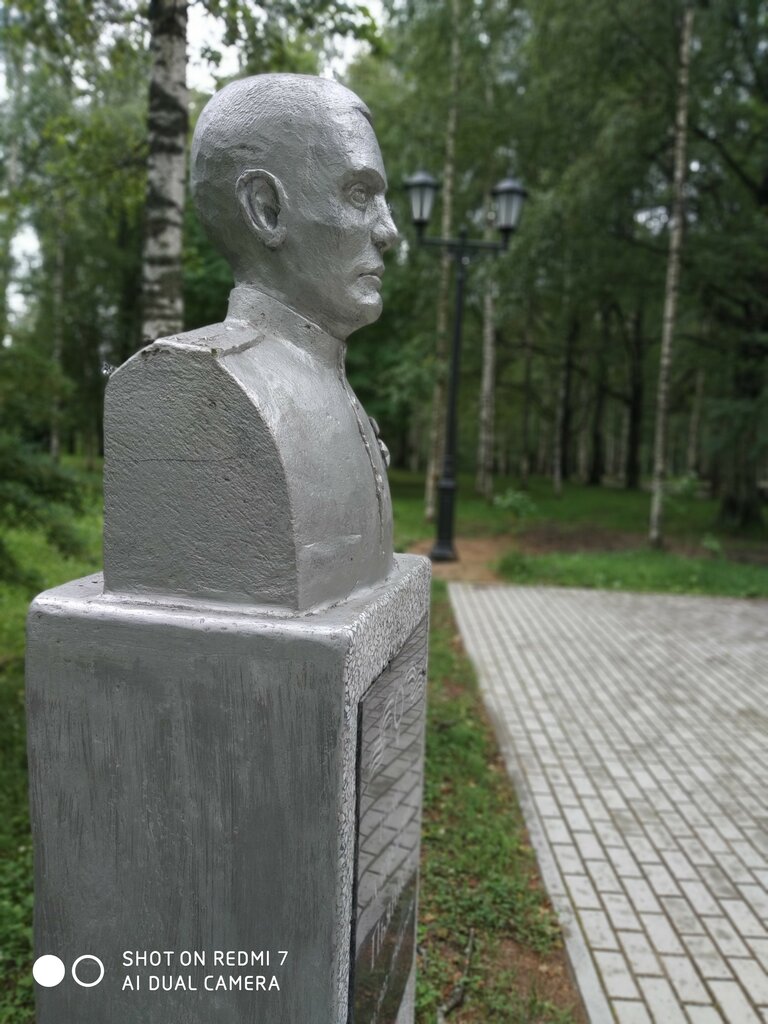 Anıt, heykel Бюст Героя Советского Союза Н.А. Пьянкова, Nikolsk, foto