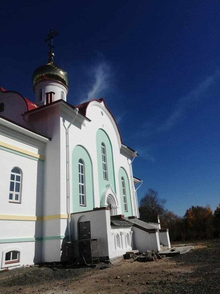 Ortodoks kiliseleri Эльбанский Георгиевский храм, Habarovski krayı, foto