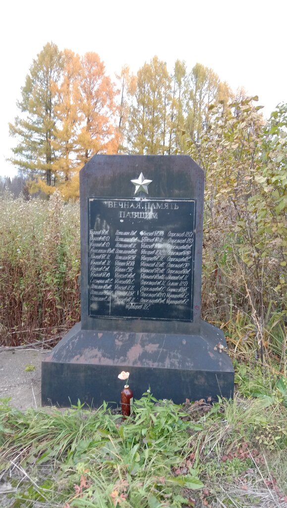 Anıt, heykel Павшим землякам, Kirovskaya oblastı, foto