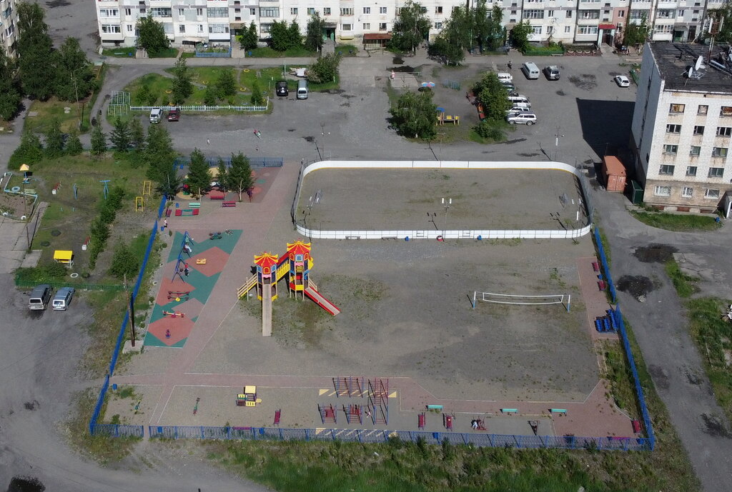 Oyun alanı Playground, Magadan Bölgesi, foto