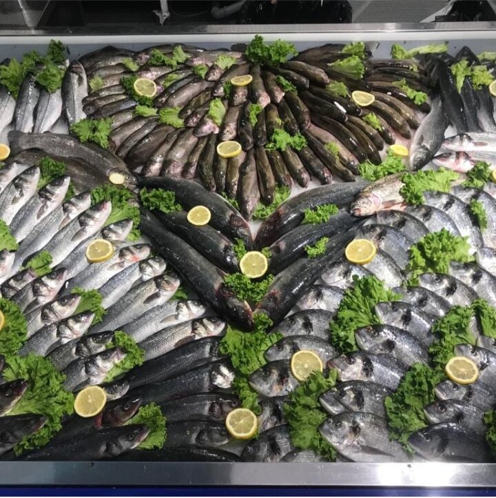 Balık ve deniz ürünleri Рыбный порт Адмирал, Moskova, foto