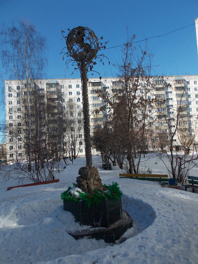 Dekorasyon ve süsleme, onur panosu Декоративное сооружение, Novosibirsk, foto