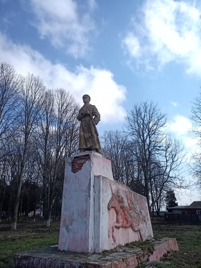 Anıt, heykel А.И. Крижжановский, Krasnodarski krayı, foto