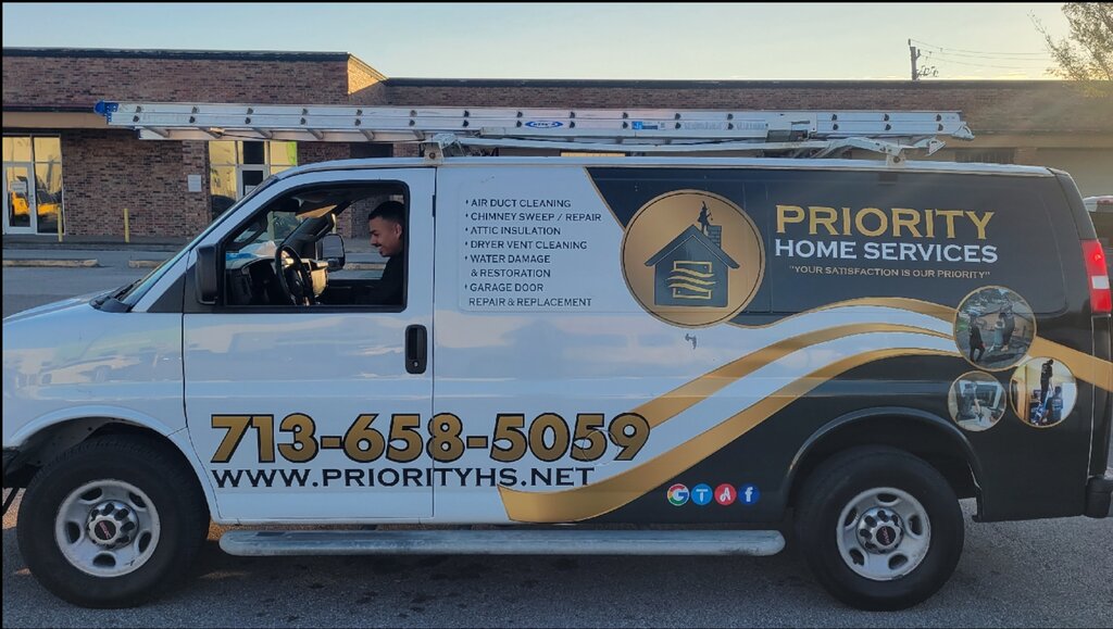 Baca temizliği hizmetleri Priority Home Services, Houston, foto