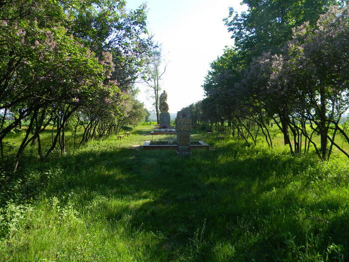 Anıt, heykel Братская могила воинов, Harkivska oblastı, foto