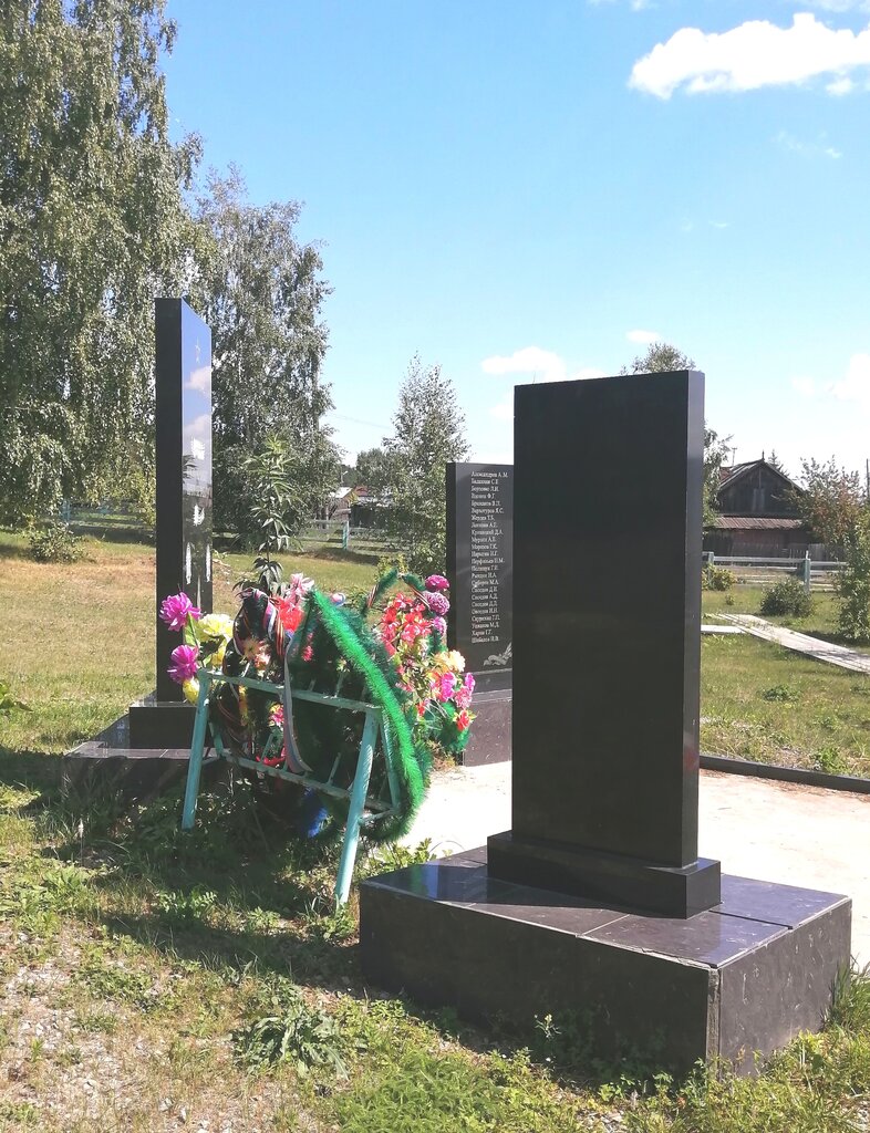 Anıt, heykel Воинам Великой Отечественной войны, Krasnoyarski krayı, foto