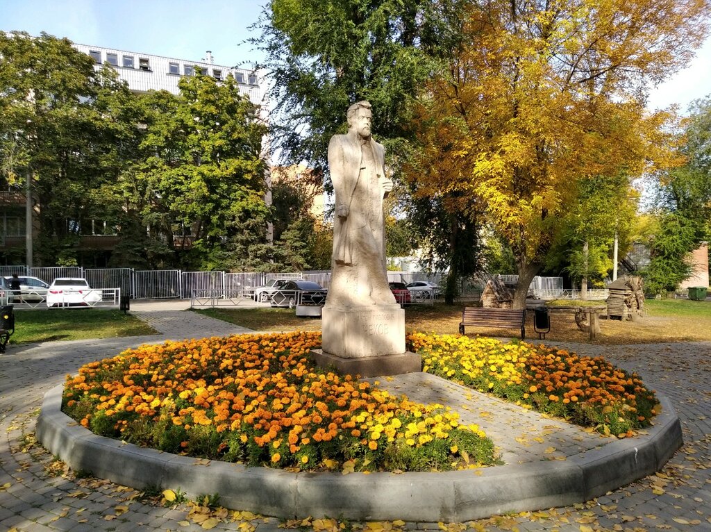 Anıt, heykel А.П. Чехов, Samara, foto