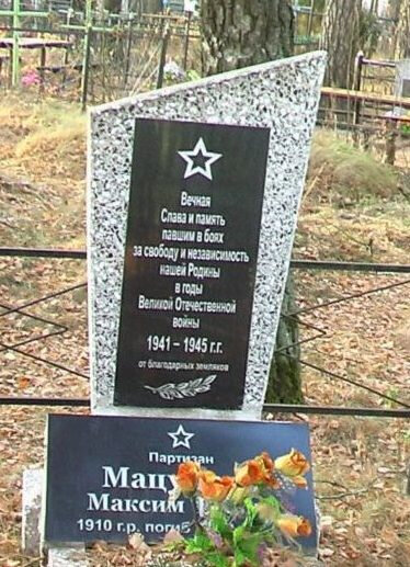 Anıt, heykel Братская могила, Mogiliovskaya oblastı, foto