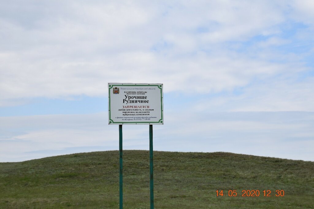 Doğa Геолого-горнотехнический и археологический памятник природы Урочище Рудничное, Orenburgskaya oblastı, foto