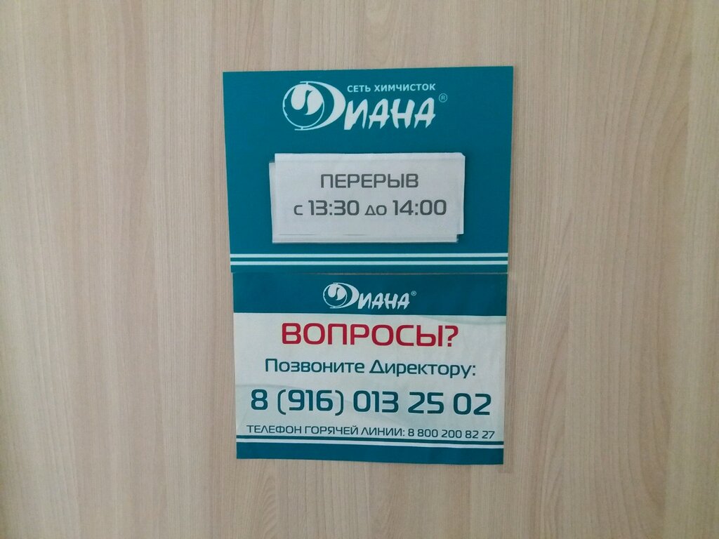 Kuru temizlemeciler Химчистка Диана, Moskova, foto