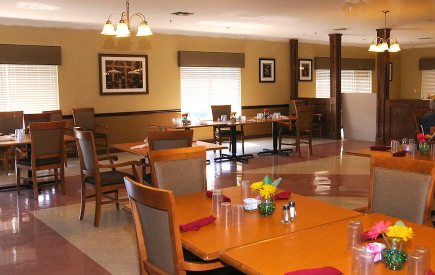 Huzurevi, bakımevi Salem Crossing, İndiana Eyaleti, foto