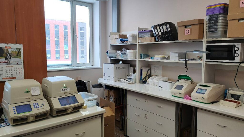 Veteriner laboratuvarı VetGenomics, Novosibirsk, foto