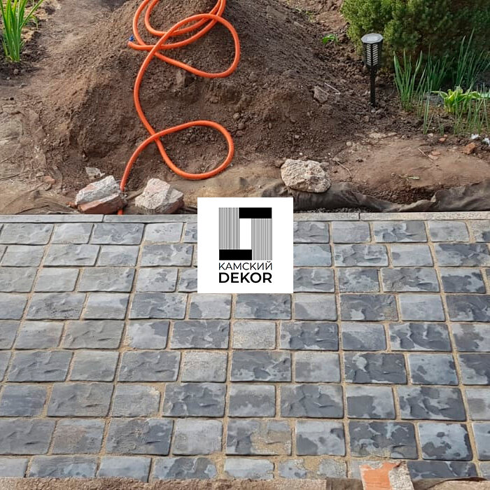 Kaldırım taşları Kama Decor, Naberejniye Çelny (Yar Çallı), foto