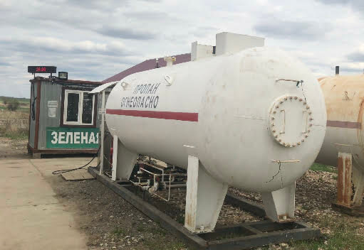 Otogaz dolum istasyonu АГЗС, Smolenskaya oblastı, foto