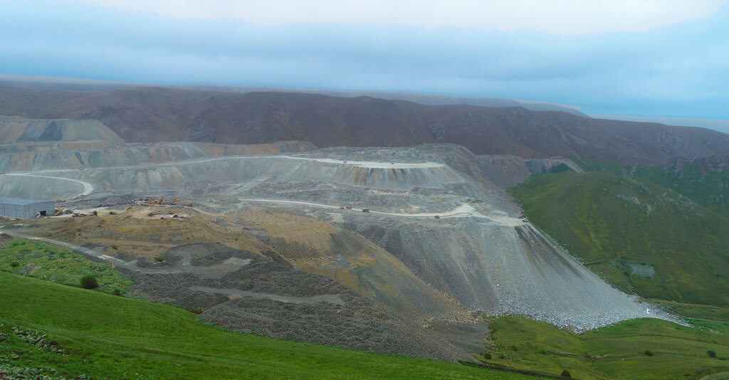 Dağ geçidi Gold mine of Sothqi, Geğarkunik, foto