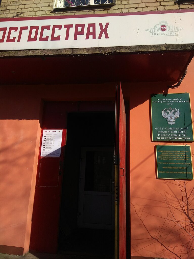 Sigorta şirketleri Rosgosstrakh, Çita, foto