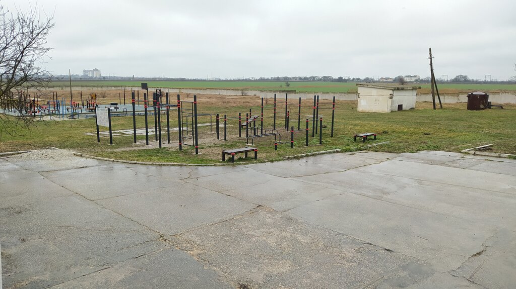 Spor alanı Футбольная площадка, Kırım Cumhuriyeti, foto
