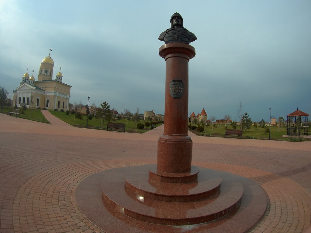 Anıt, heykel Памятник Александру Невскому, Bender, foto
