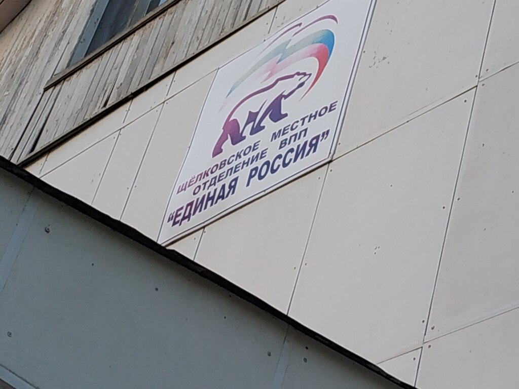Siyasi partiler Единая Россия, Şçolkovo, foto