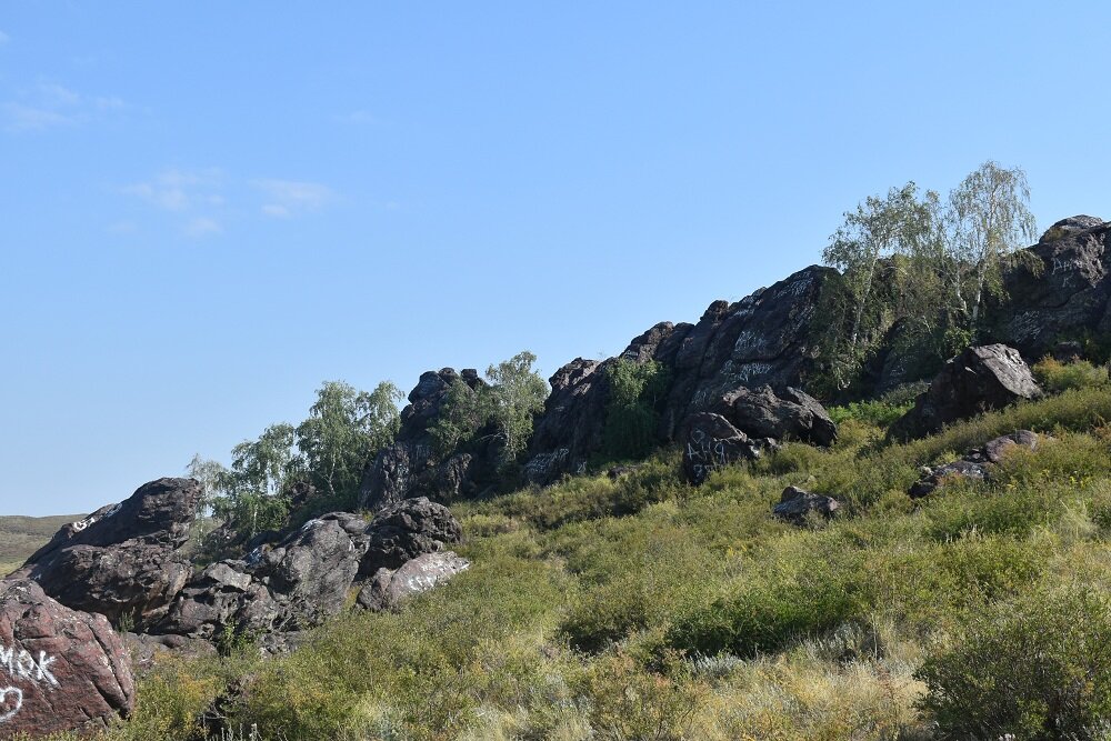 Dağ zirvesi Скалистая гряда Бронтозавр, Orsk, foto