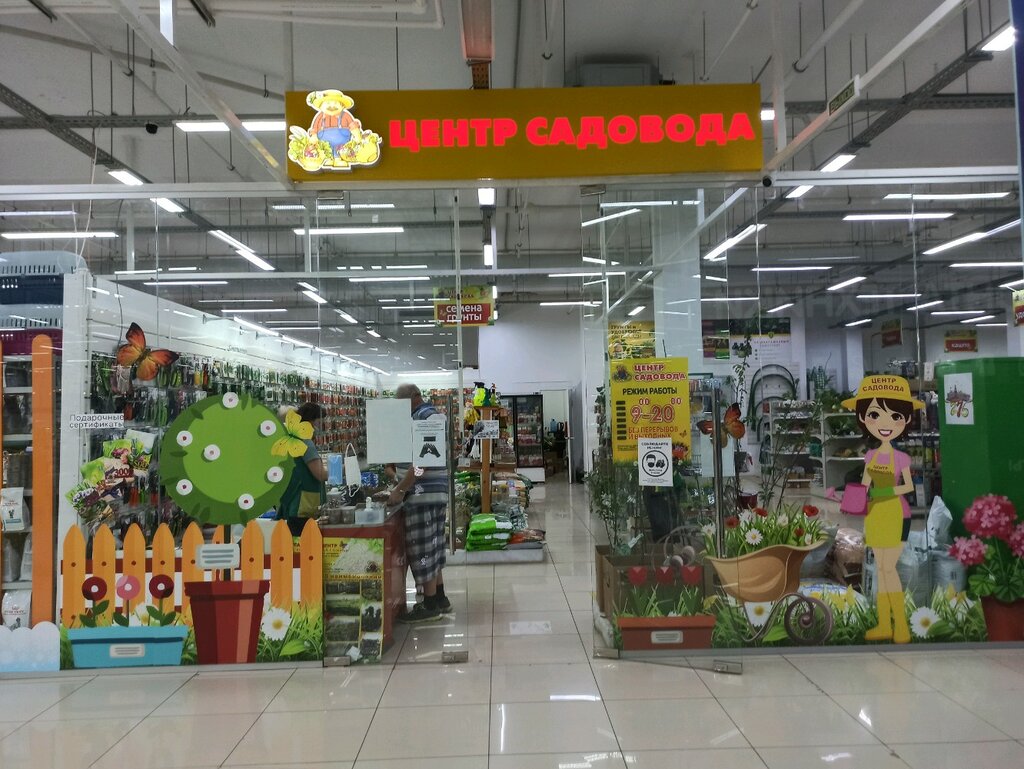 Tohum satan yerler Centr sadovoda, Orenburg, foto
