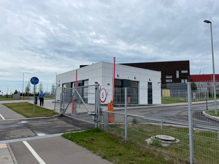 Geçiş noktaları, güvenlik kontrol alanı ММКЦ Коммунарка, КПП № 2, Moskova, foto