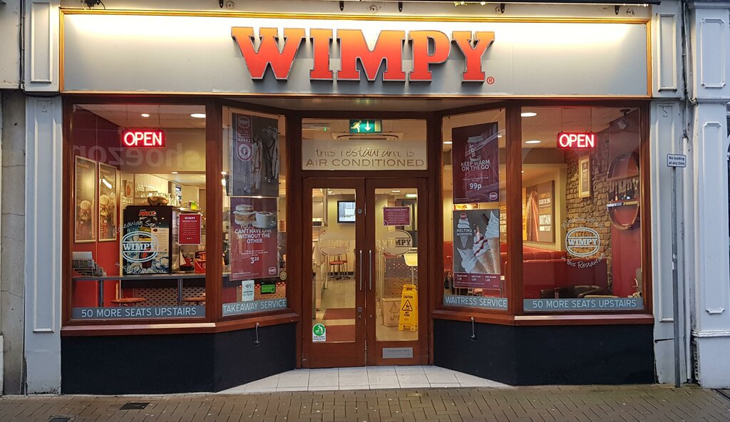 Fast food Wimpy, Barnstaple, foto