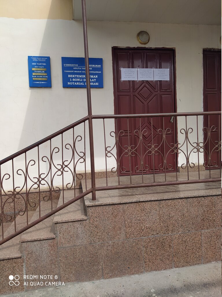 Noterler Notary Atakhanzhaeva G. T., Taşkent, foto