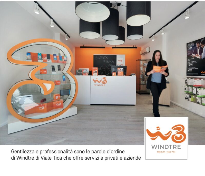 Telekomünikasyon ekipmanları Windtre Store Siracusa Tica, Syracuse, foto