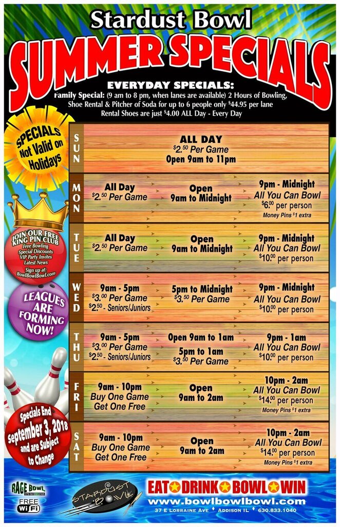 Bowling salonları Stardust Bowl, İllinois, foto