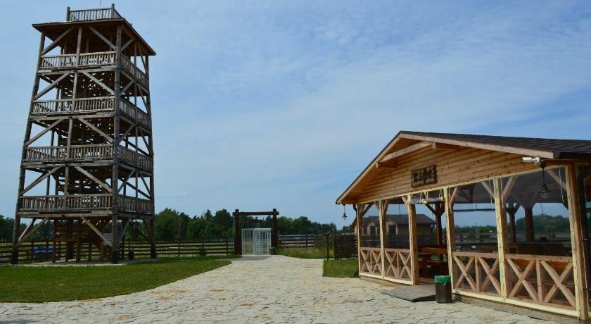 Kamp alanları Camping in Nature Park Beremytske, Çernigov Bölgesi, foto