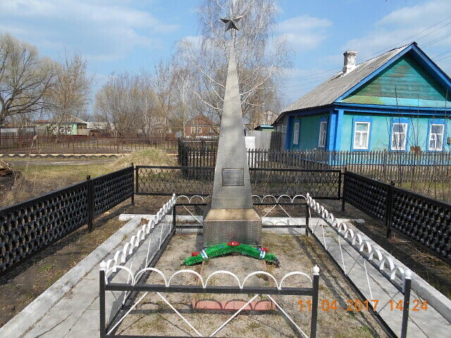 Anıt, heykel Героям Великой Отечественной войны, Voronejskaya oblastı, foto