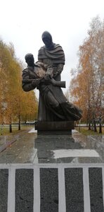 Памятник (Kemerovo — Kuzbass Region, Topki, park Pobedy), anıt, heykel  Topki'den