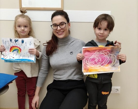 Sanat okulları Drawing school, Moskova, foto