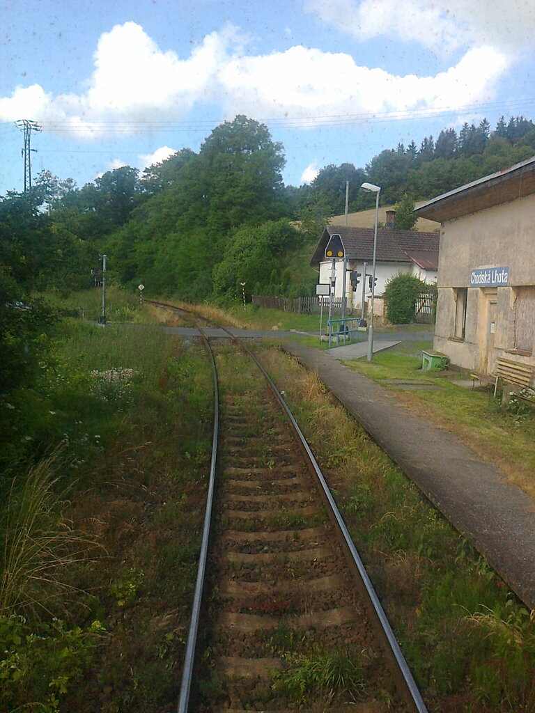 Tren istasyonu Chodska Lhota, Dünya, foto