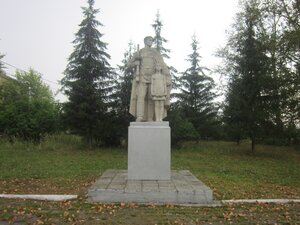 Воину-освободителю 1941-1945 гг. (Penza Region, Spasskiy rayon, selo Novozubovo), anıt, heykel  Penzenskaya oblastından