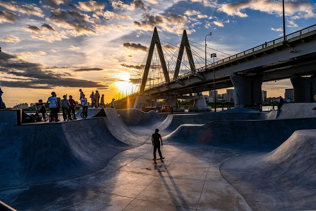 Spor alanı Скейт-парк, боулы, Kazan, foto
