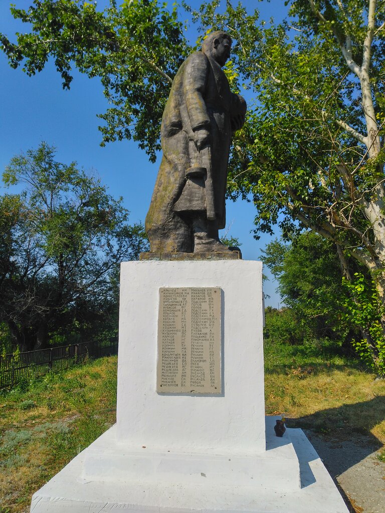 Anıt, heykel Воинам, павшим в годы Великой Отечественной войны, Kurganskaya oblastı, foto