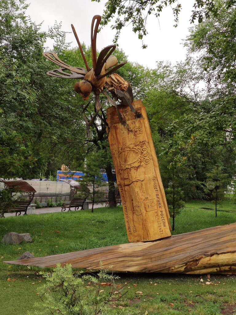 Sanat atölyeleri Арт объект купюра 5000 рублей, Habarovsk, foto