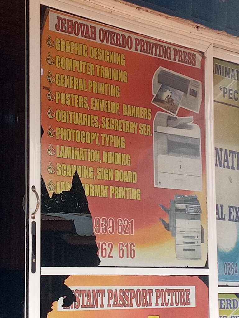Baskı hizmetleri Jehovah overdo, Dünya, foto