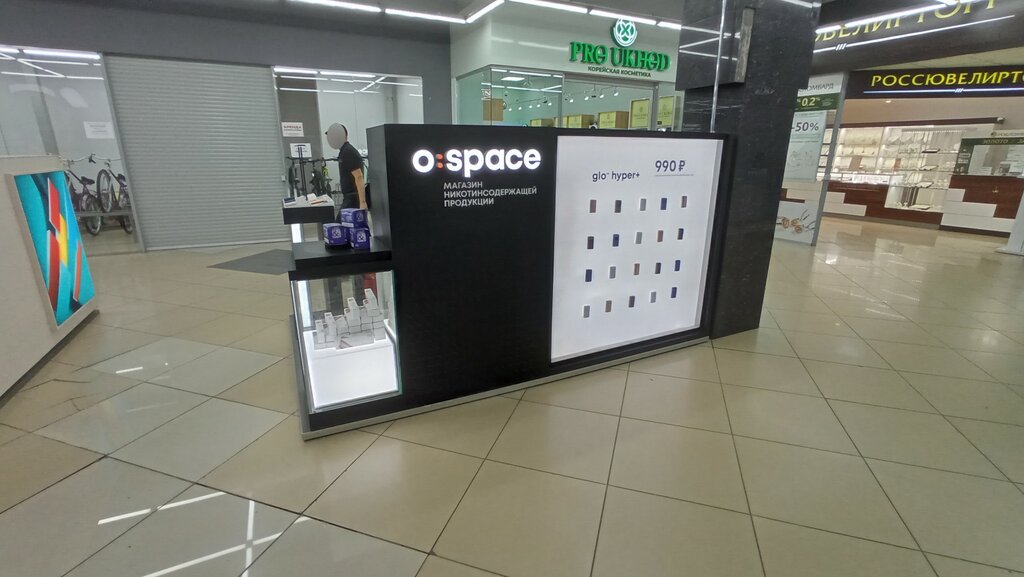 Elektronik sigara satış noktaları O:space, Omsk, foto