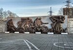 Памятный знак воинам, погибшим в годы Великой Отечественной войны (Moscow Region, Lobnya, 3-y mikrorayon), sanat atölyeleri  Lobnia'dan