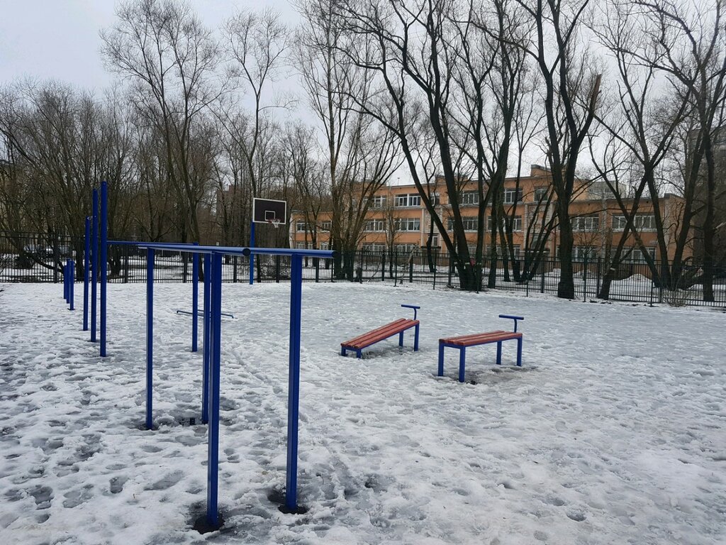 Spor alanı Спортивная площадка школы № 508, Saint‑Petersburg, foto