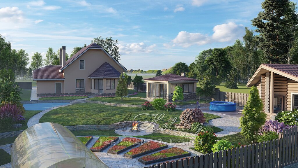 Peyzaj tasarımı Studiya Artkholding, Yekaterinburg, foto