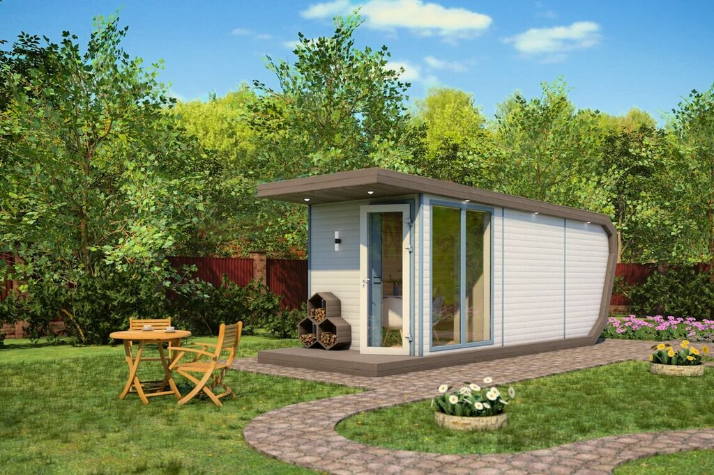 Hamam ve sauna inşaatı Скандинавские бани и дома, Çeliabinsk, foto